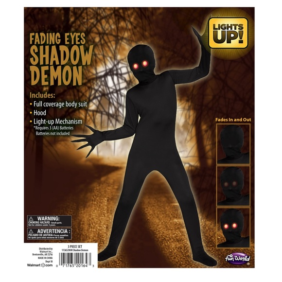 Costumes | Way To Celebrate Boys Fade Eye Lightup Shadow Demon ...